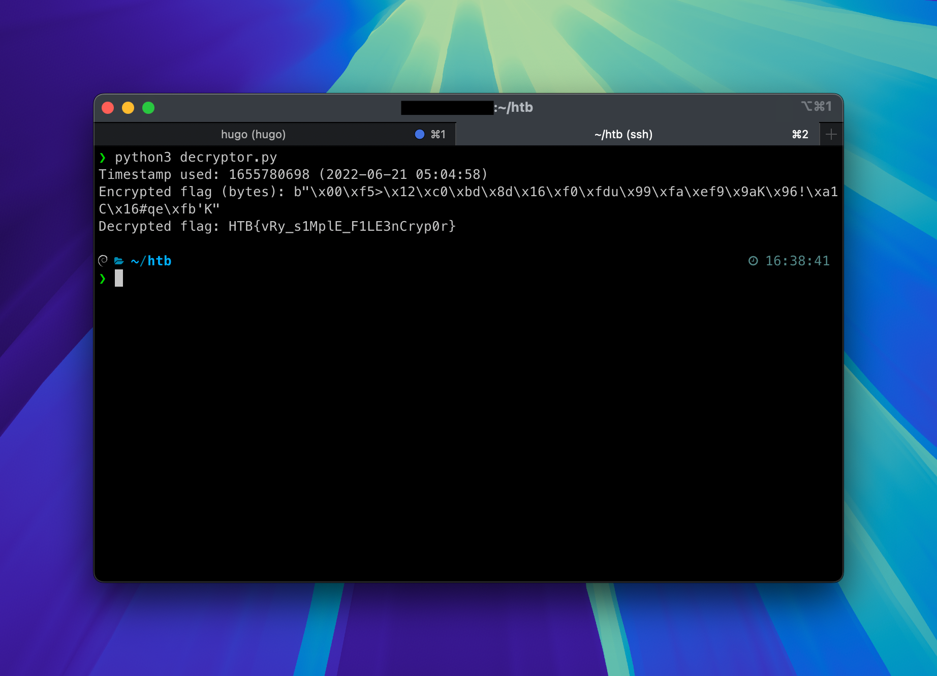 HackTheBox - Simple Encryptor · Logan Thompson's Blog